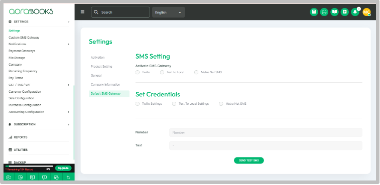 How to manage Settings | Aorasoft HelpDesk