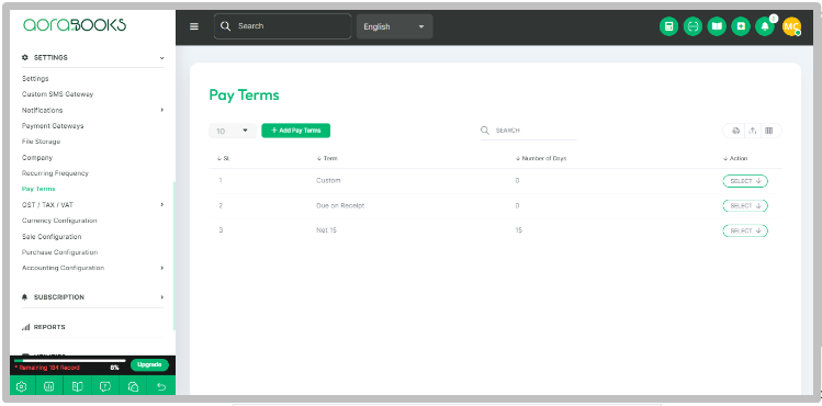 How to manage Settings | Aorasoft HelpDesk