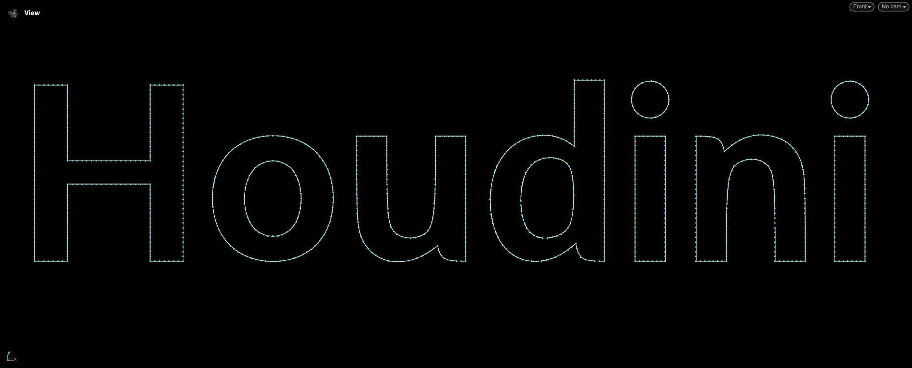 角ばった形状は保持しつつカーブを滑らかにする #HOUDINI - Qiita