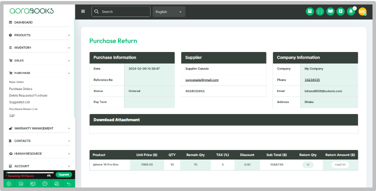 How to return a purchased product and how to manage it | Aorasoft HelpDesk