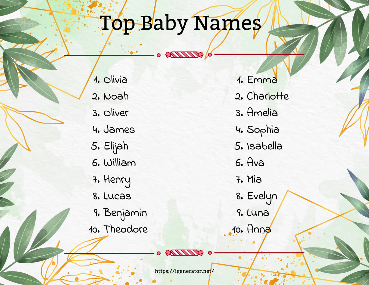 Baby Name Generator 2000 Baby Name Ideas