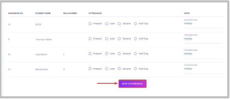 Aorasoft HelpDesk | Student Attendance