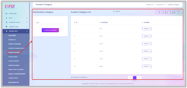 Aorasoft HelpDesk | Student Category