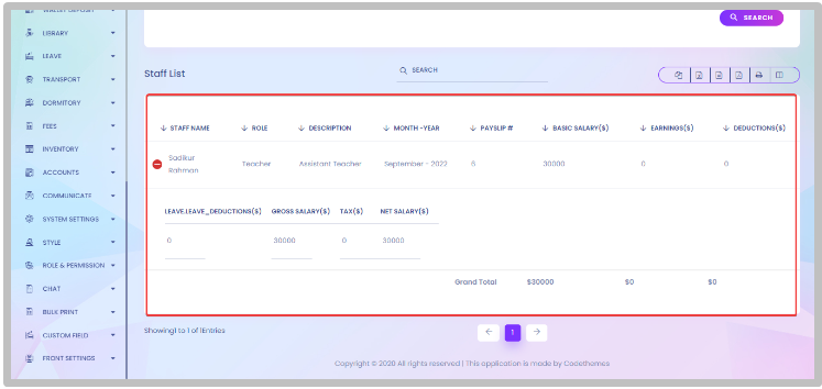Aorasoft HelpDesk | Payroll Report